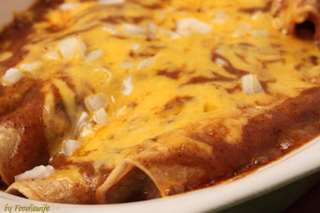 Fast and Easy Tex-Mex Cheese and Onion Enchiladas (For Two) - A Feast ...