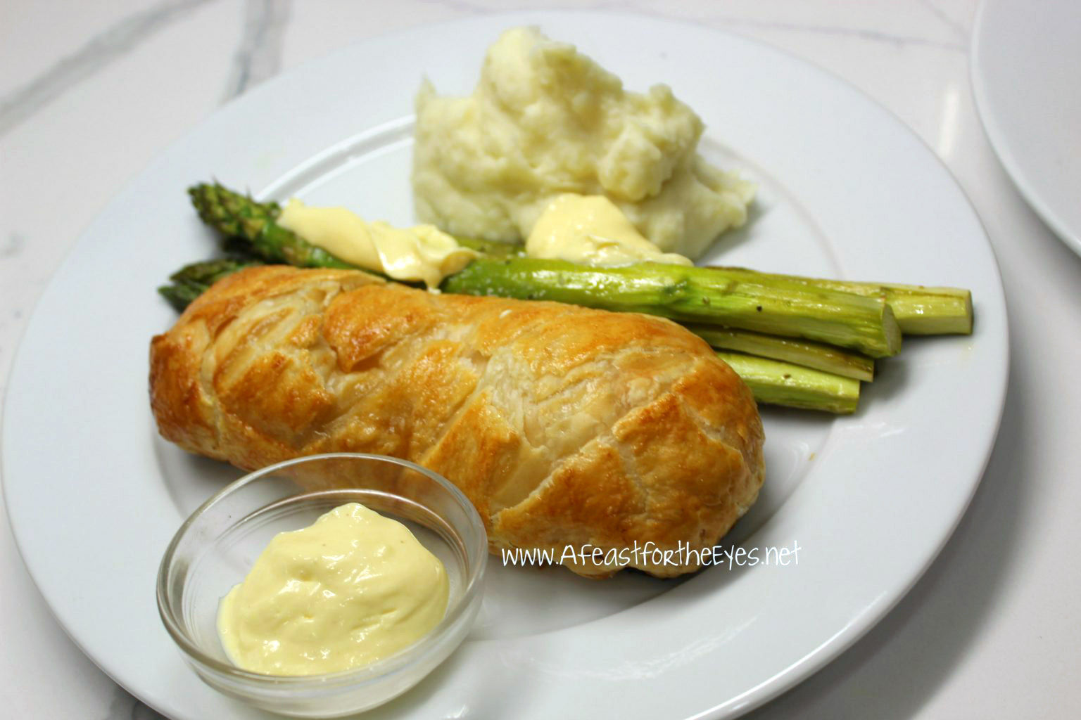 Salmon Wellington with Mushroom Duxelles - A Feast For The Eyes
