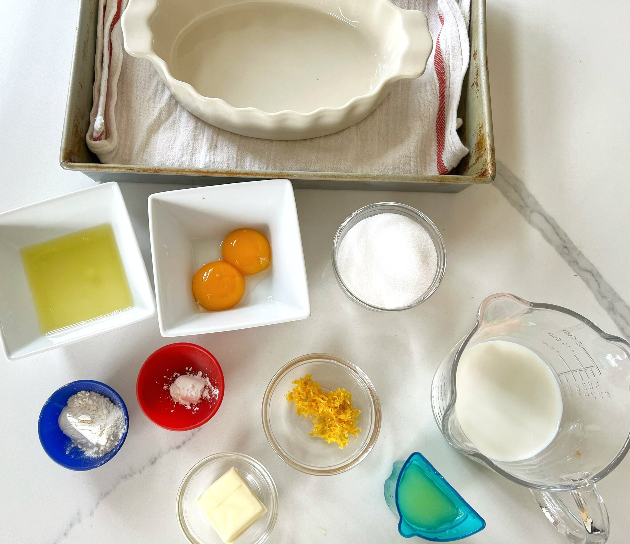 The Best Lemon Pudding Cake for Two - A Feast For The Eyes