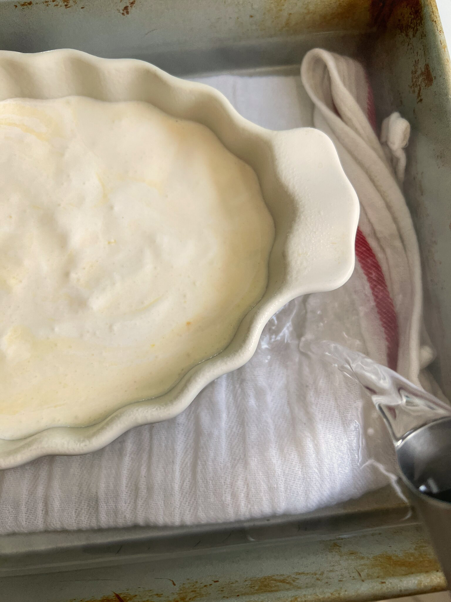 The Best Lemon Pudding Cake for Two - A Feast For The Eyes