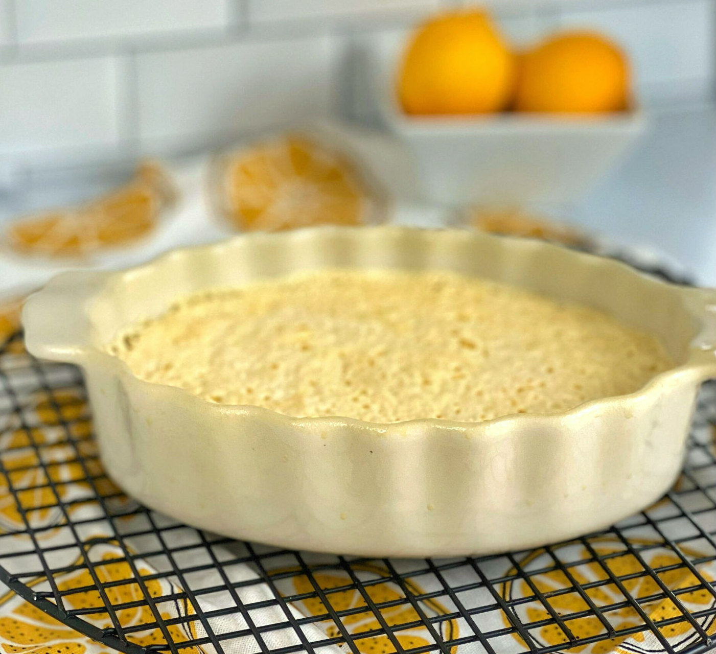 The Best Lemon Pudding Cake for Two - A Feast For The Eyes