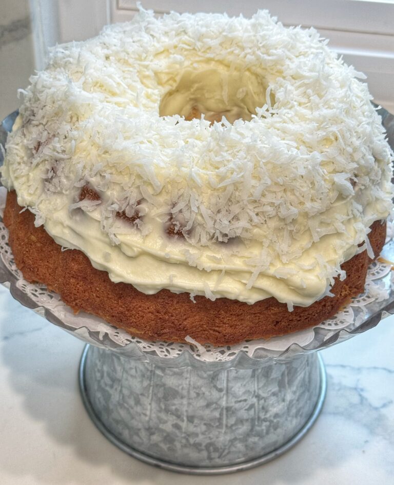 Tom Cruise White Chocolate Coconut Bundt Cake {Copycat} - A Feast For ...