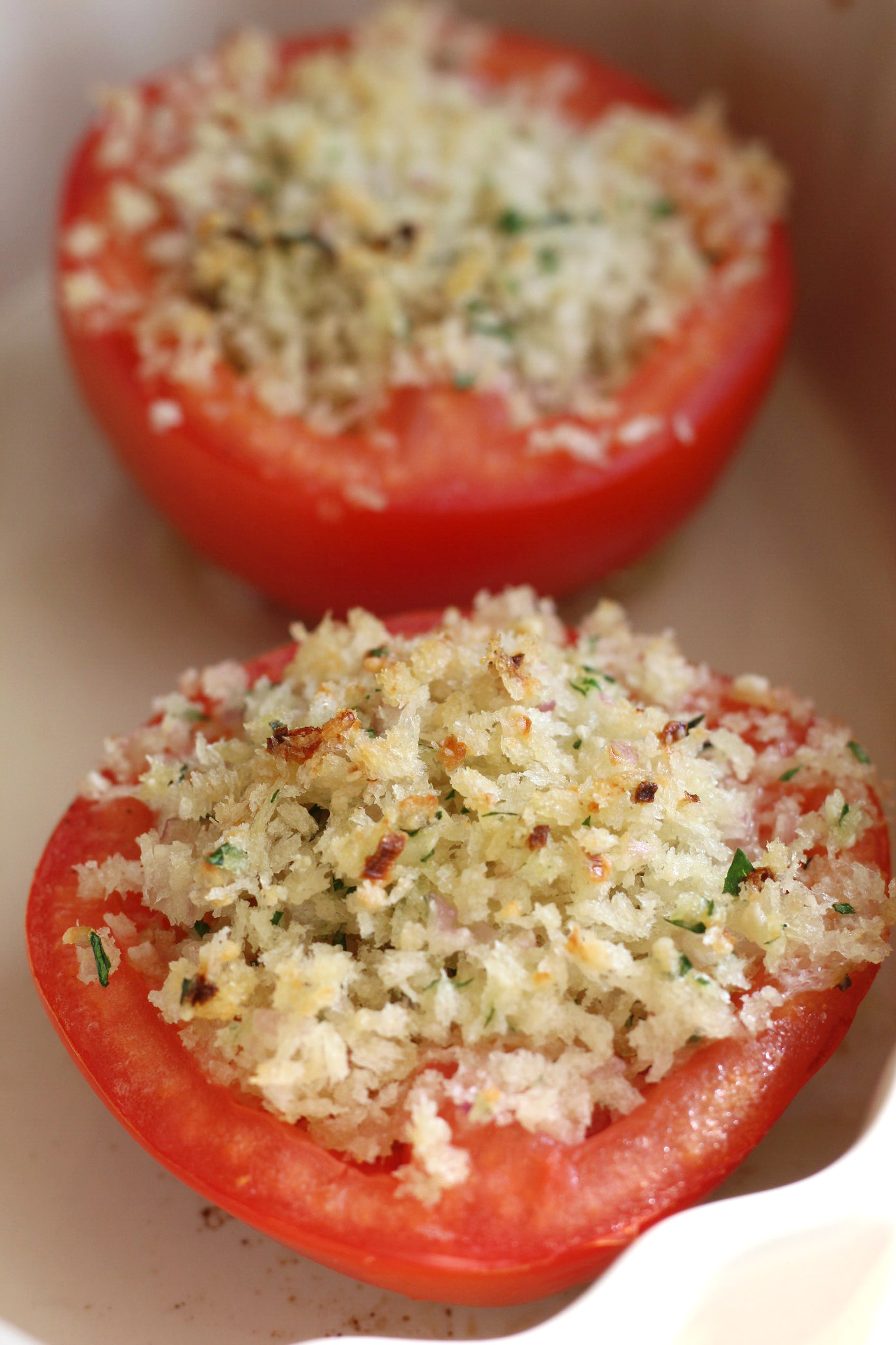 Provençal Stuffed Tomatoes - A Feast For The Eyes