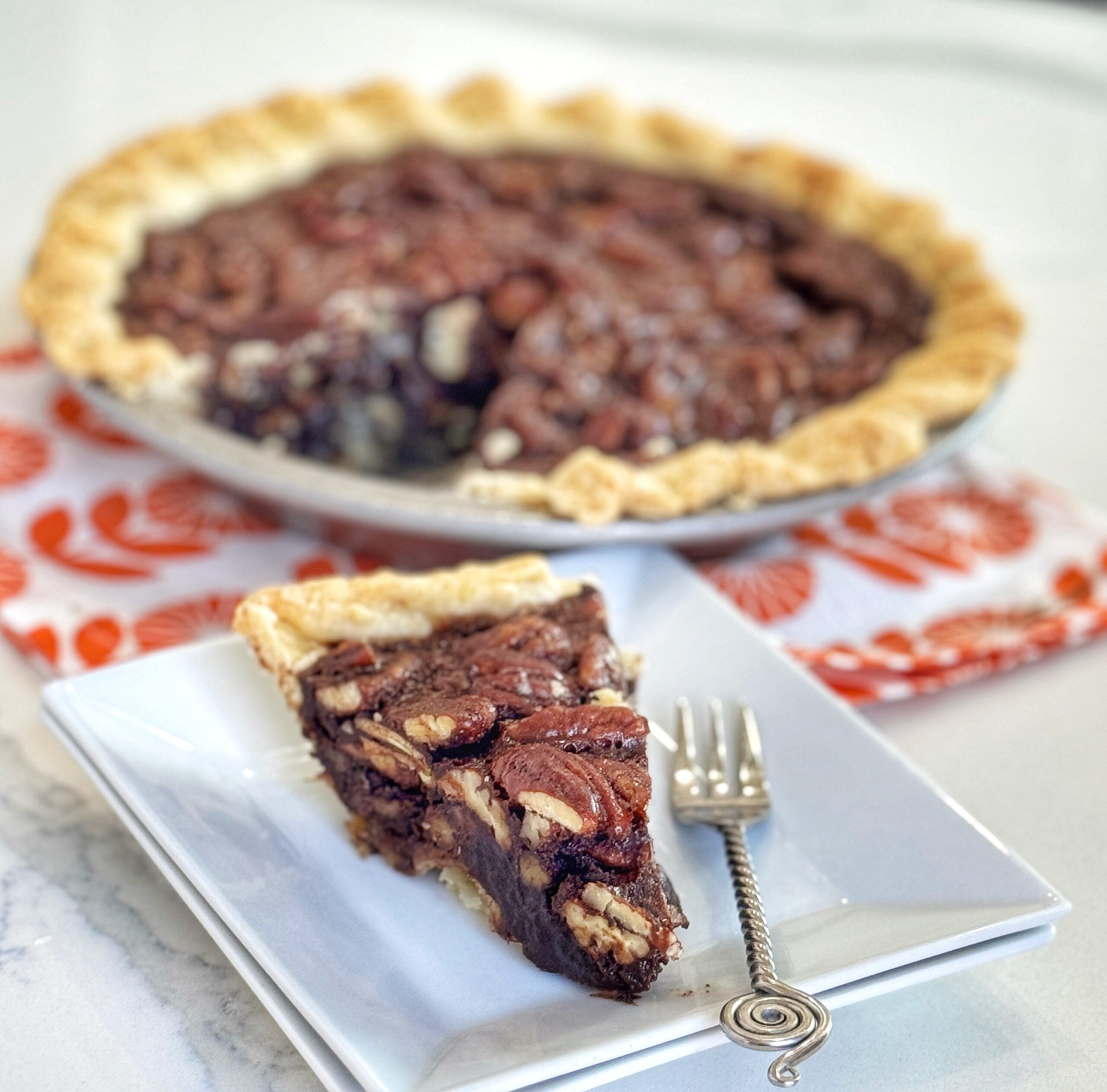 Chocolate Pecan Pie Recipe - A Feast For The Eyes
